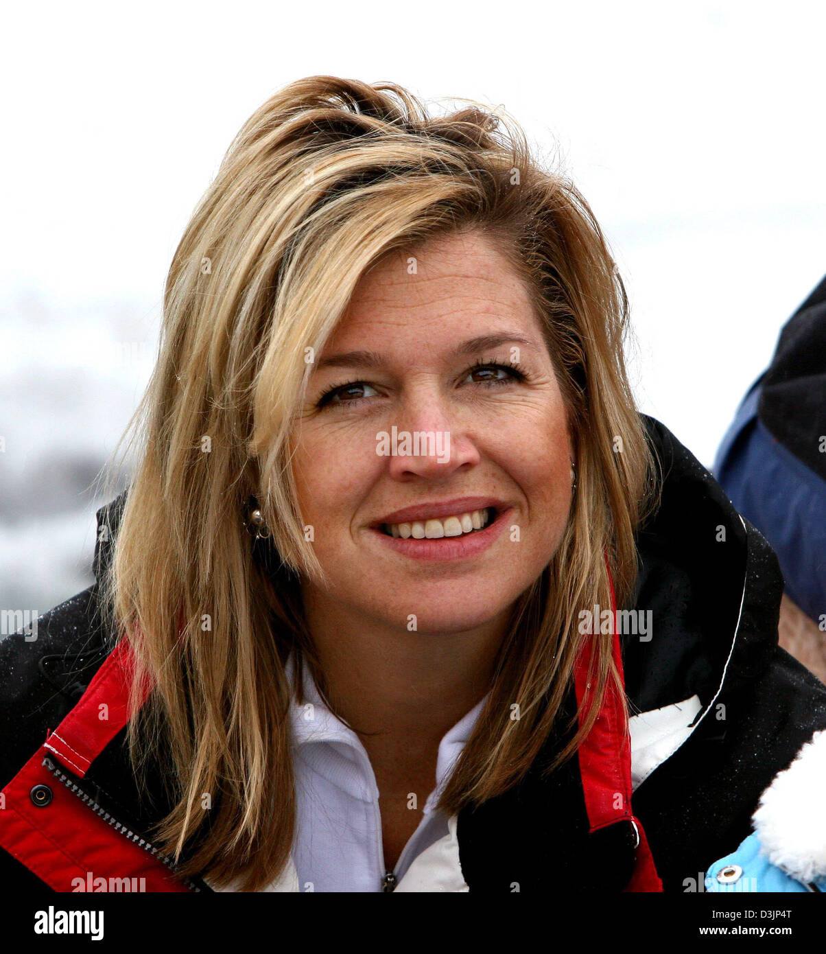 (dpa) - Crown Princess Maxima of the Netherlands poses in Lech, Austria ...