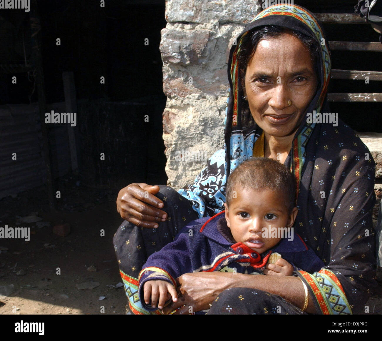 Homeless Mother And Baby