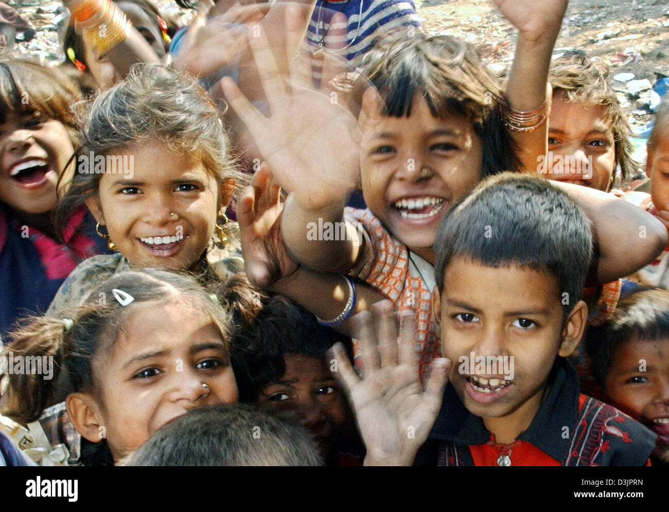 Happy Poor Indian People