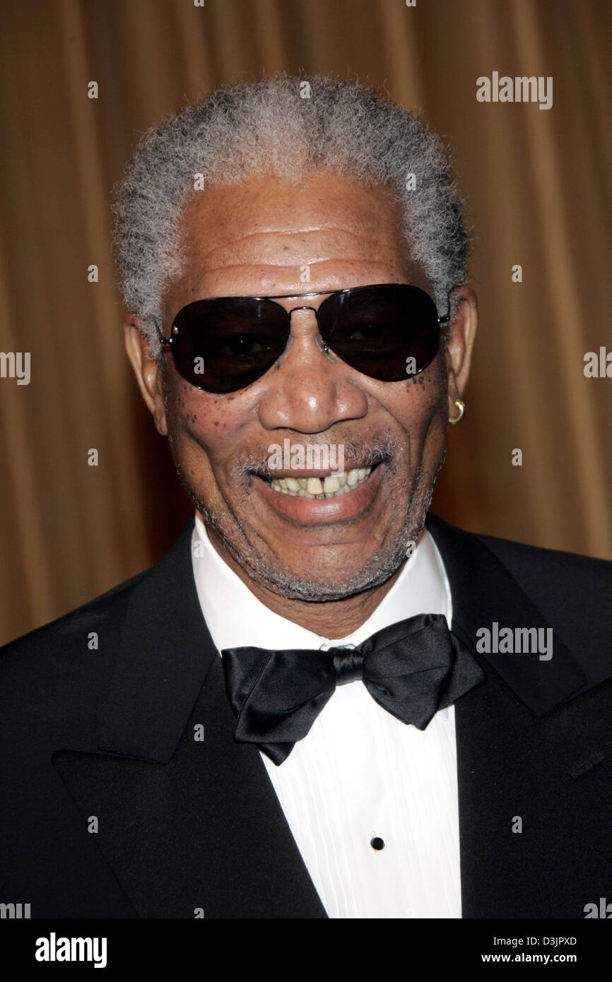 (dpa) - US actor Morgan Freeman arrives for the ceremony of the ...