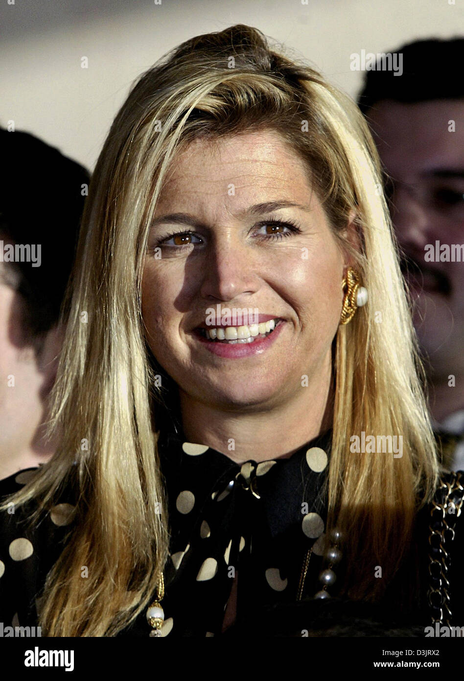 (dpa) - Crown Princess Maxima of the Netherlands visits a project that ...