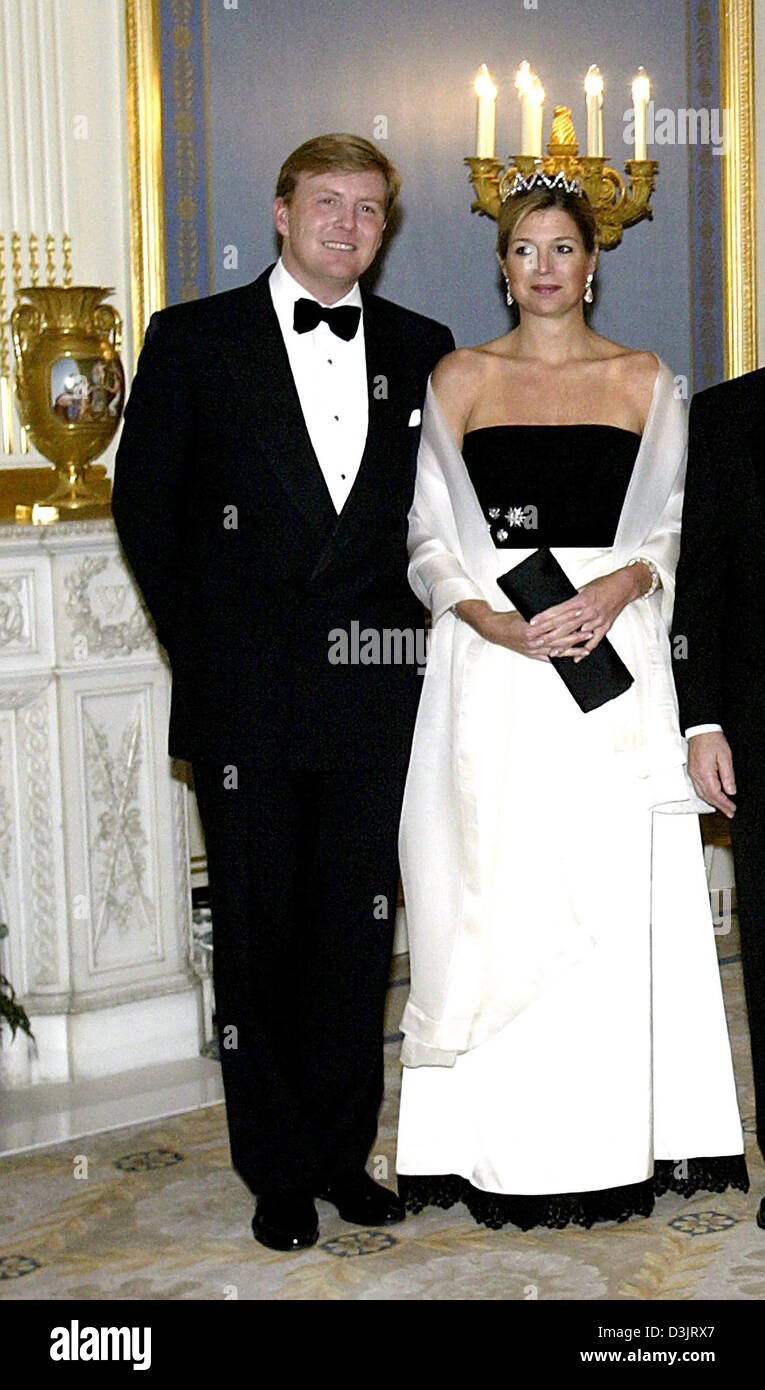 (dpa) - Crown Prince Willem-Alexander and Crown Princess Maxima of the ...