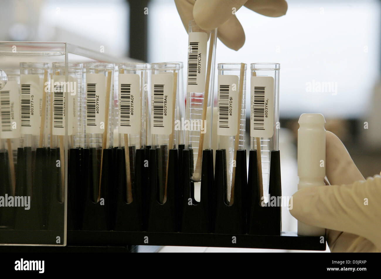 Crime law justice clj crime vials dna analysis traces germany hi-res ...