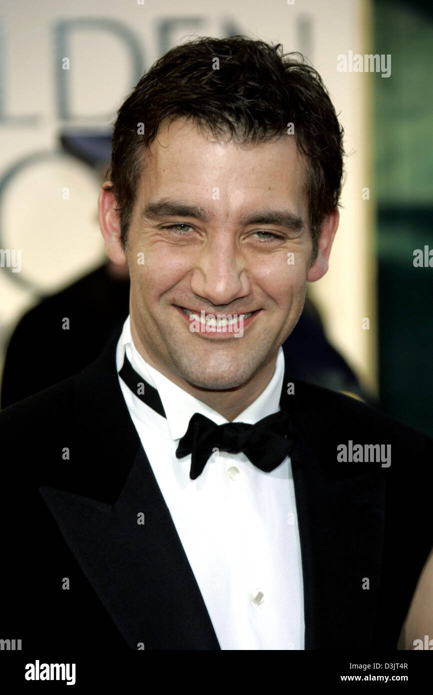 (dpa) - British actor Clive Owen smiles as he attends the 62nd annual ...