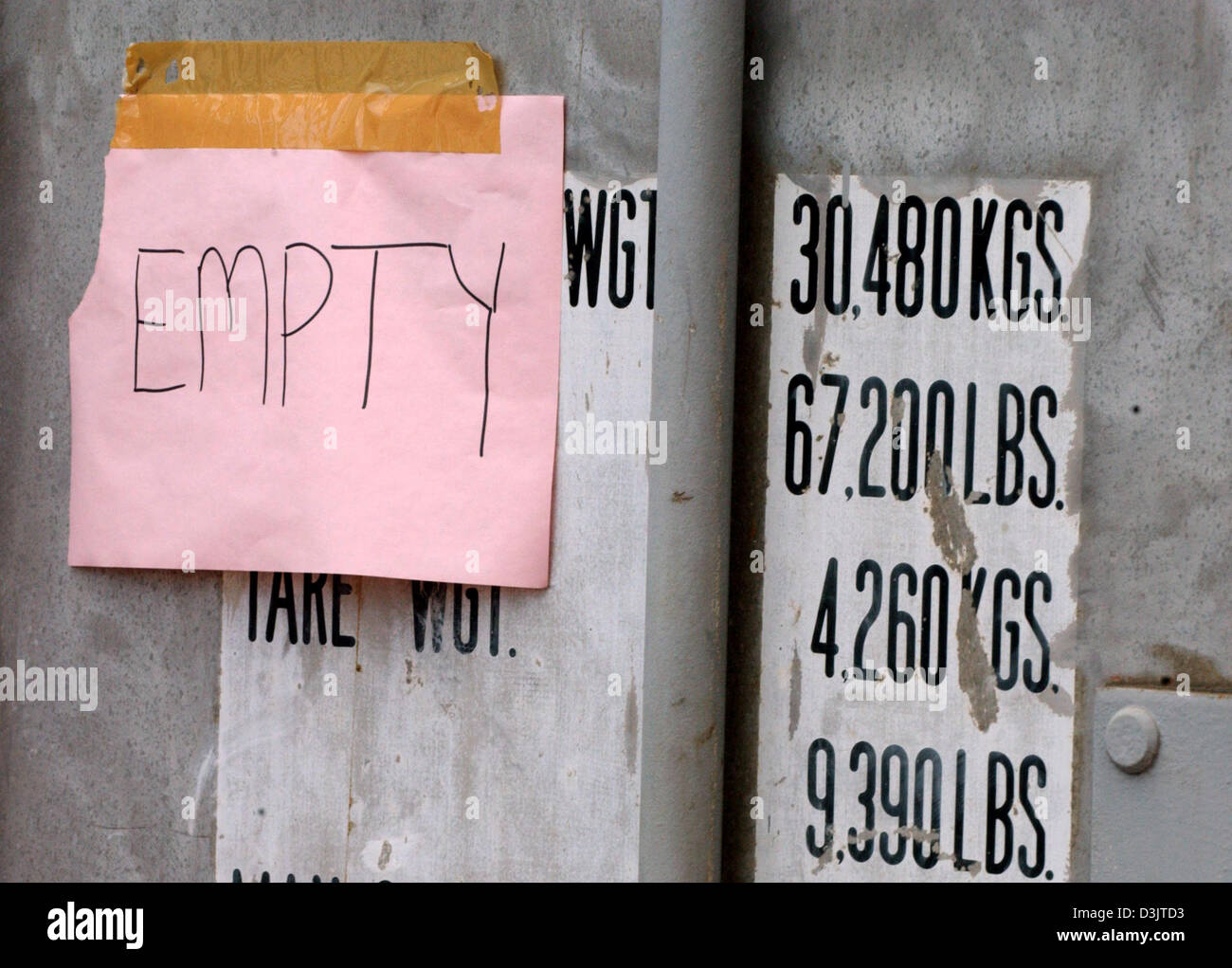 Attached to the containers hi-res stock photography and images - Alamy