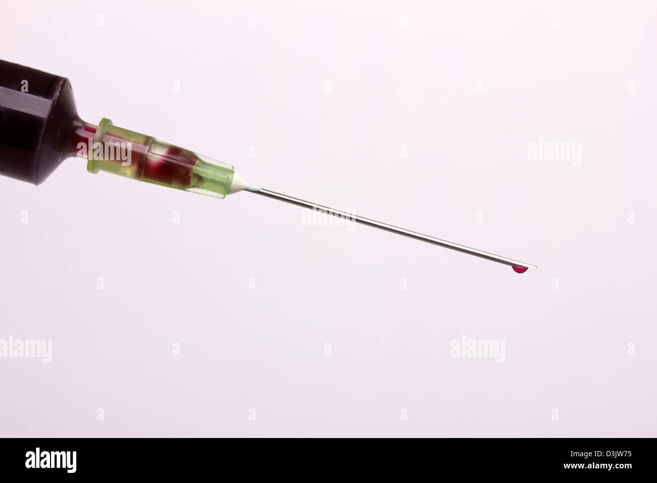 Syringe needle drip hi-res stock photography and images - Alamy