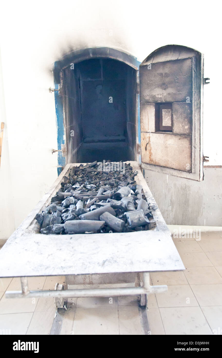 door way to heaven by burn the death body in funeral Thailand country ...