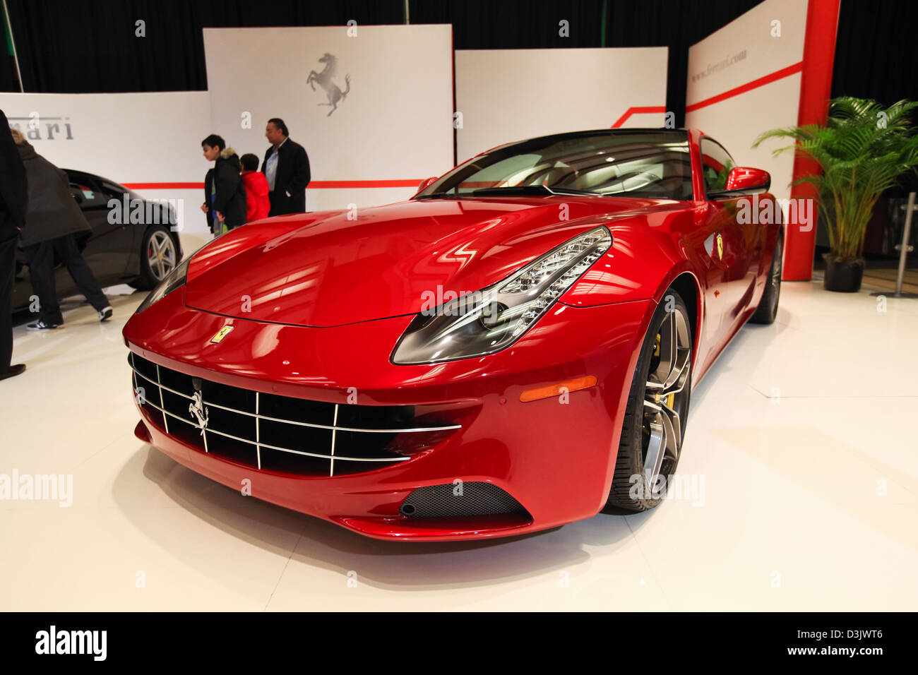 shiny new red Ferrari Stock Photo - Alamy