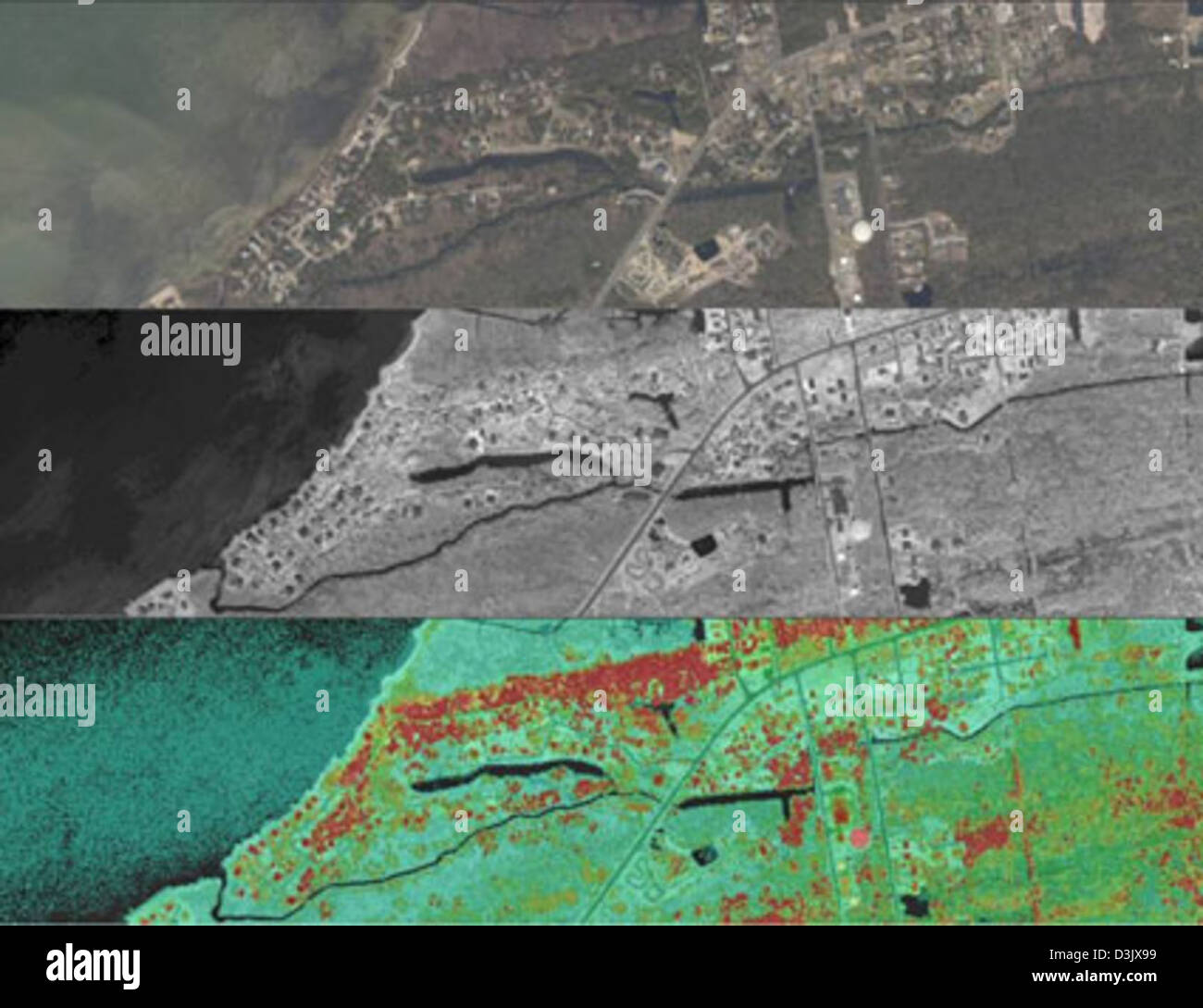 Aerial remote sensing technology is used to capture detailed images of ...
