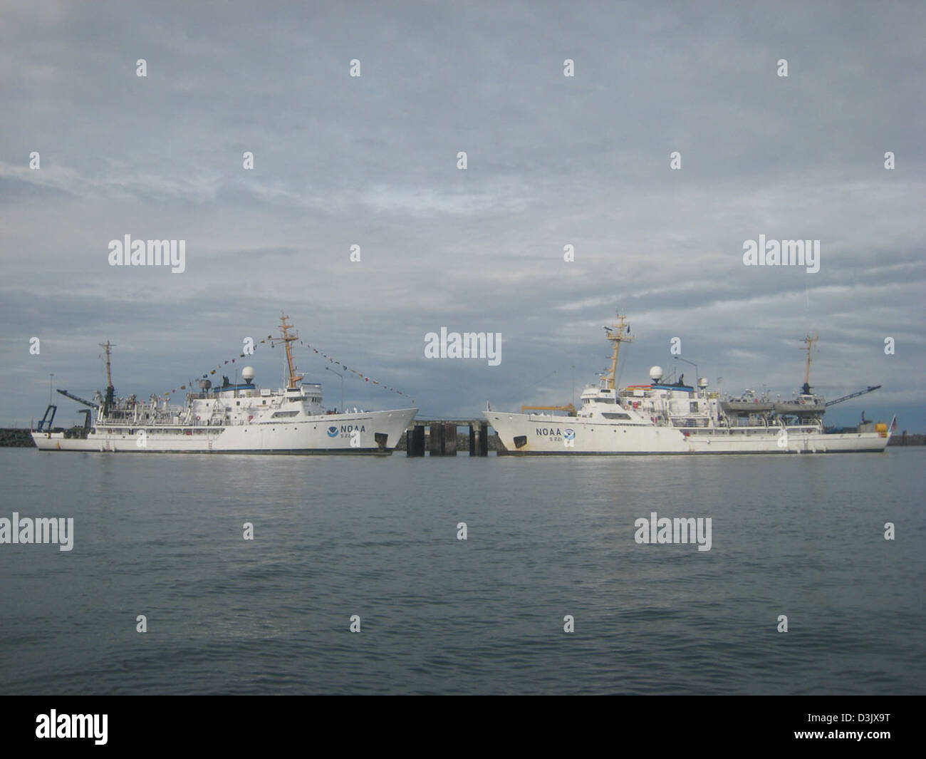 NOAA Ships Fairweather and Rainier Stock Photo - Alamy