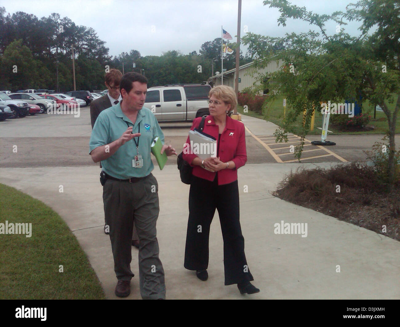 Dr. Lubchenco Arrives at the Joint Information Center Stock Photo - Alamy