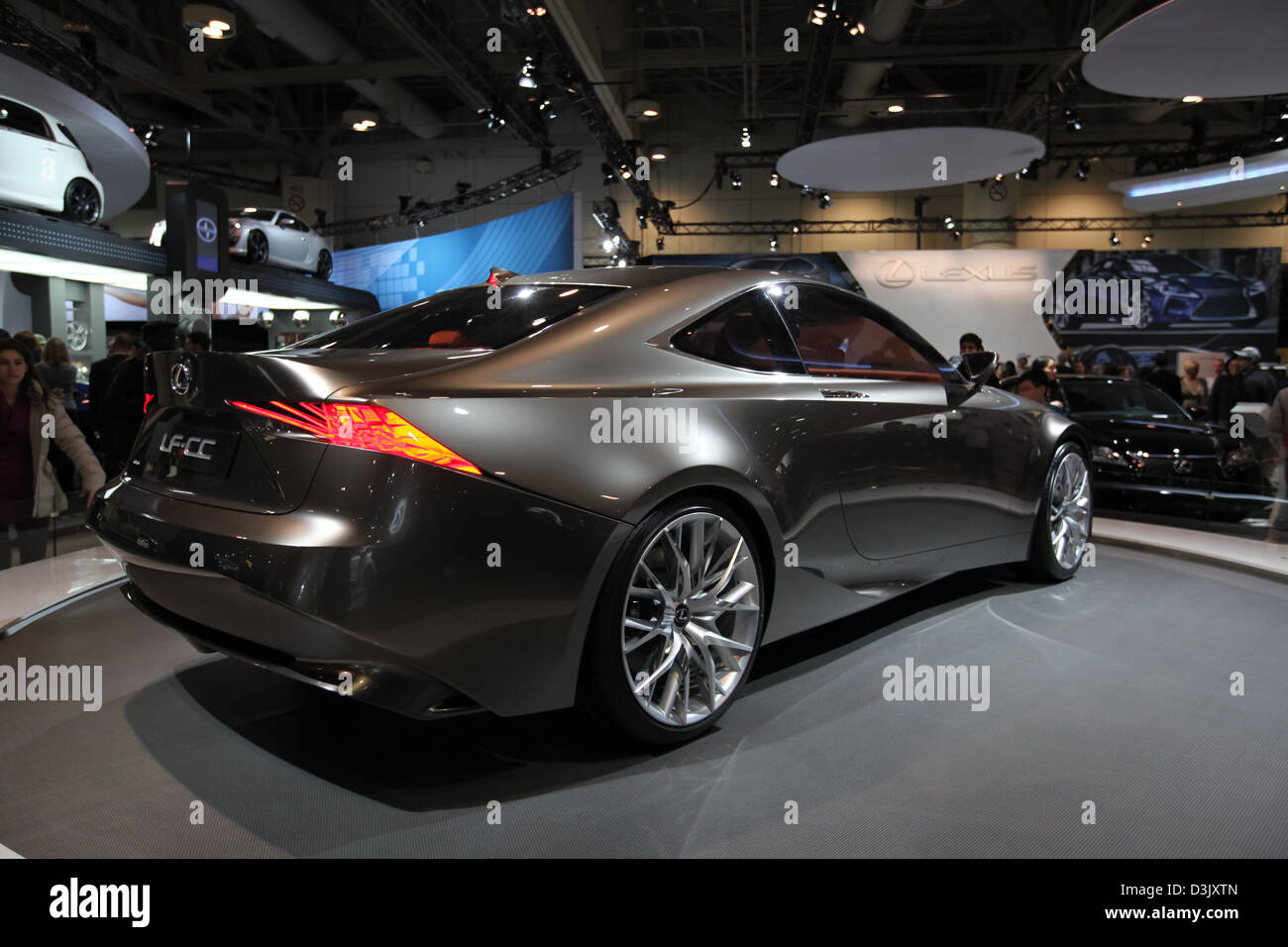 lexus lf-cc concept car rear side view Stock Photo - Alamy