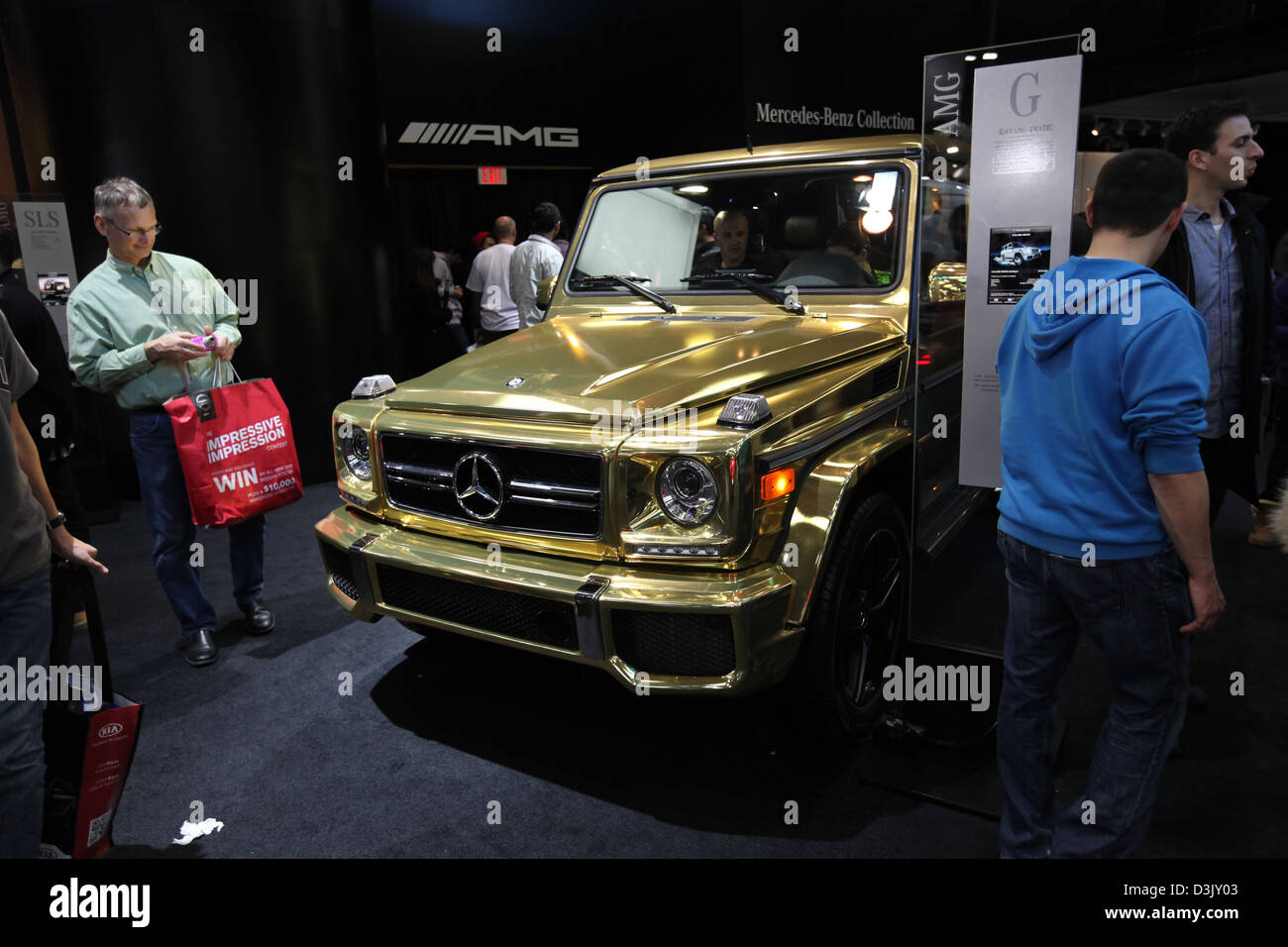 Gold Mercedes Benz Truck