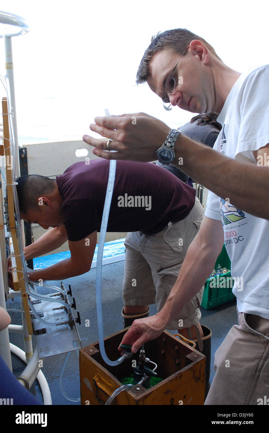 NOAA scientists conducted CTD (Conductivity, Temperature, and Depth ...