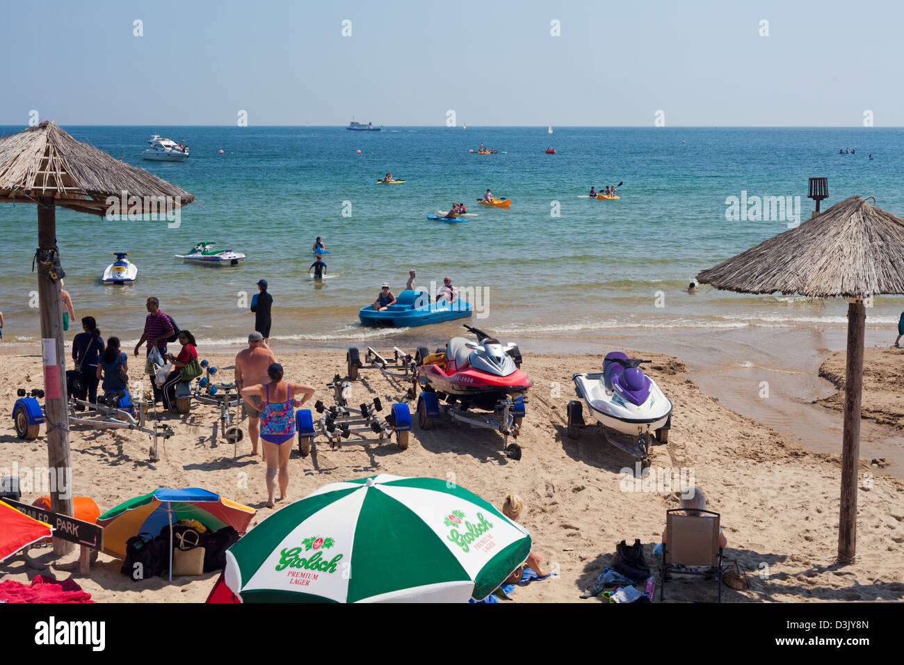 Swanage beach and bay hi-res stock photography and images - Alamy