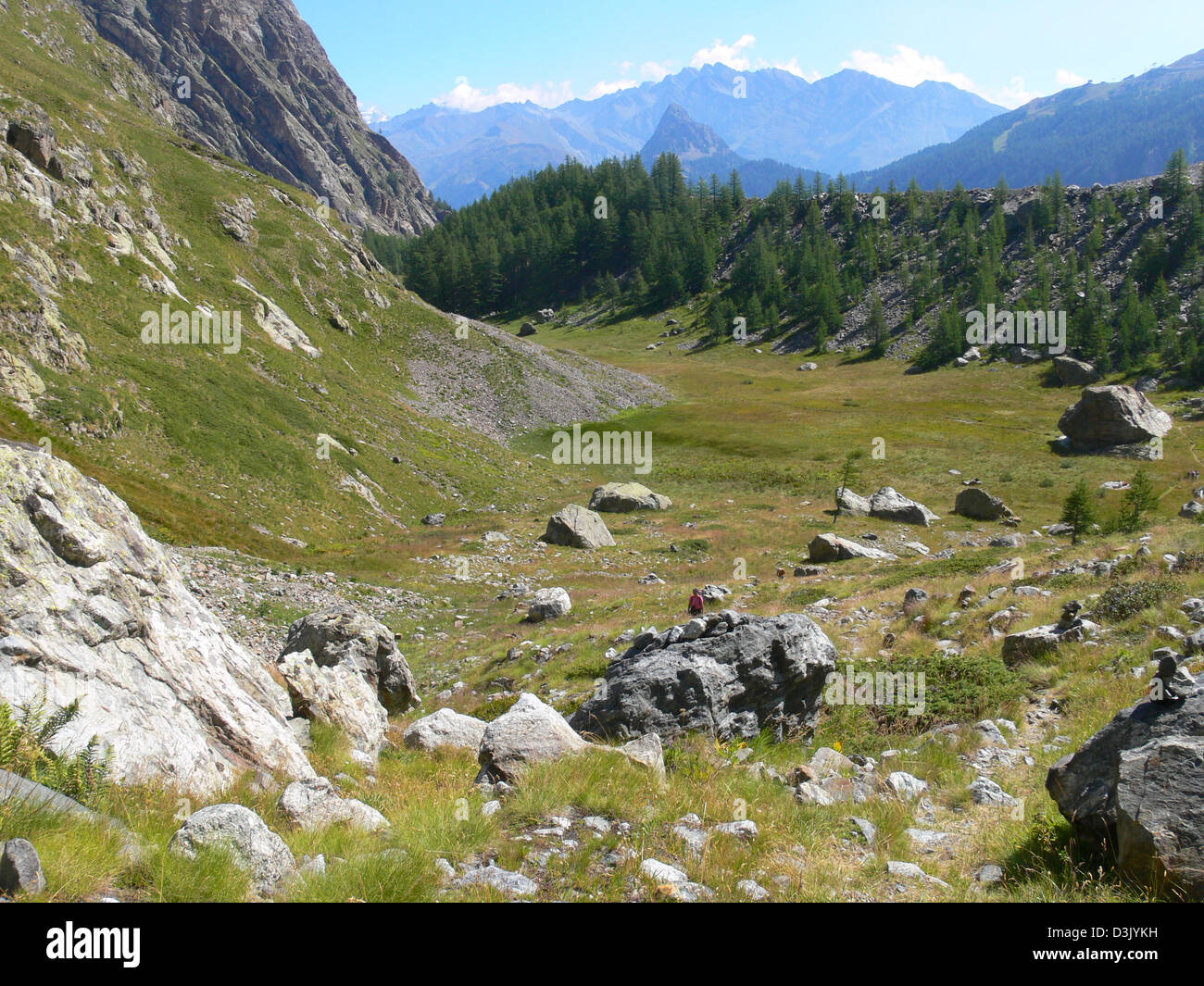 lac de gloix,val veny,val d'aoste Stock Photo - Alamy