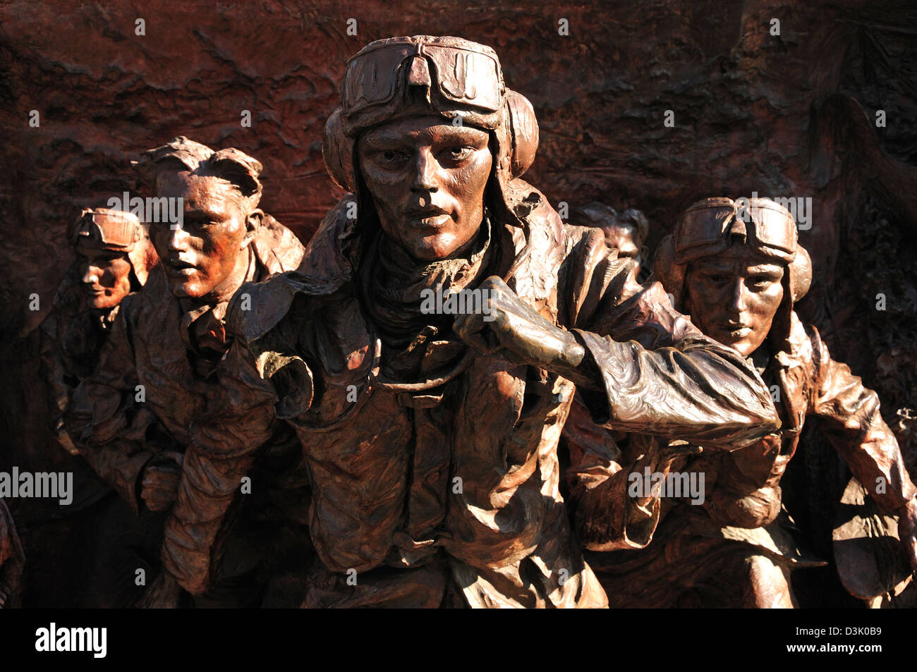 London, England, UK. Battle of Britain memorial (2005: Paul Day ...