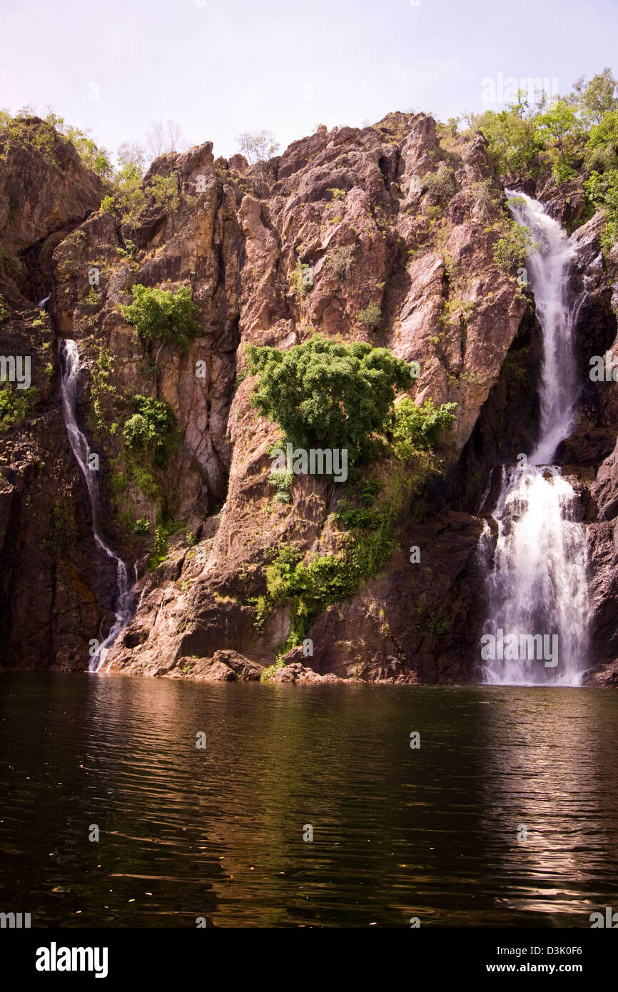 Surrounded by lush monsoonal rainforest, scenic Wangi Falls is the most ...