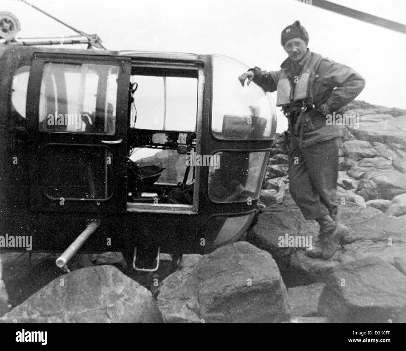 The Sikorsky R-5 (H-5G), an early helicopter developed for the U.S ...