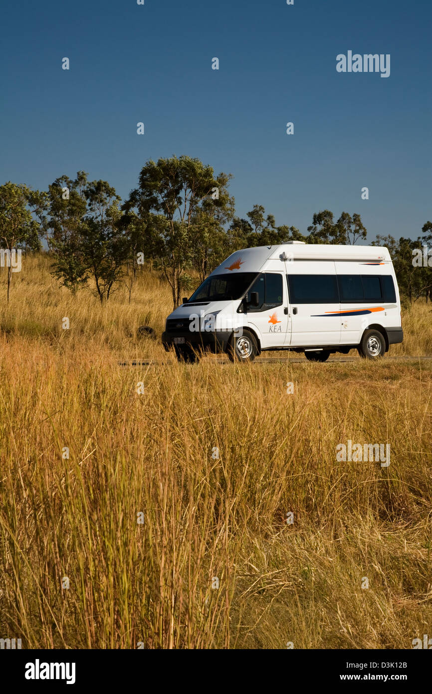 The Victoria Highway is a popular route for RV campers, this near the ...