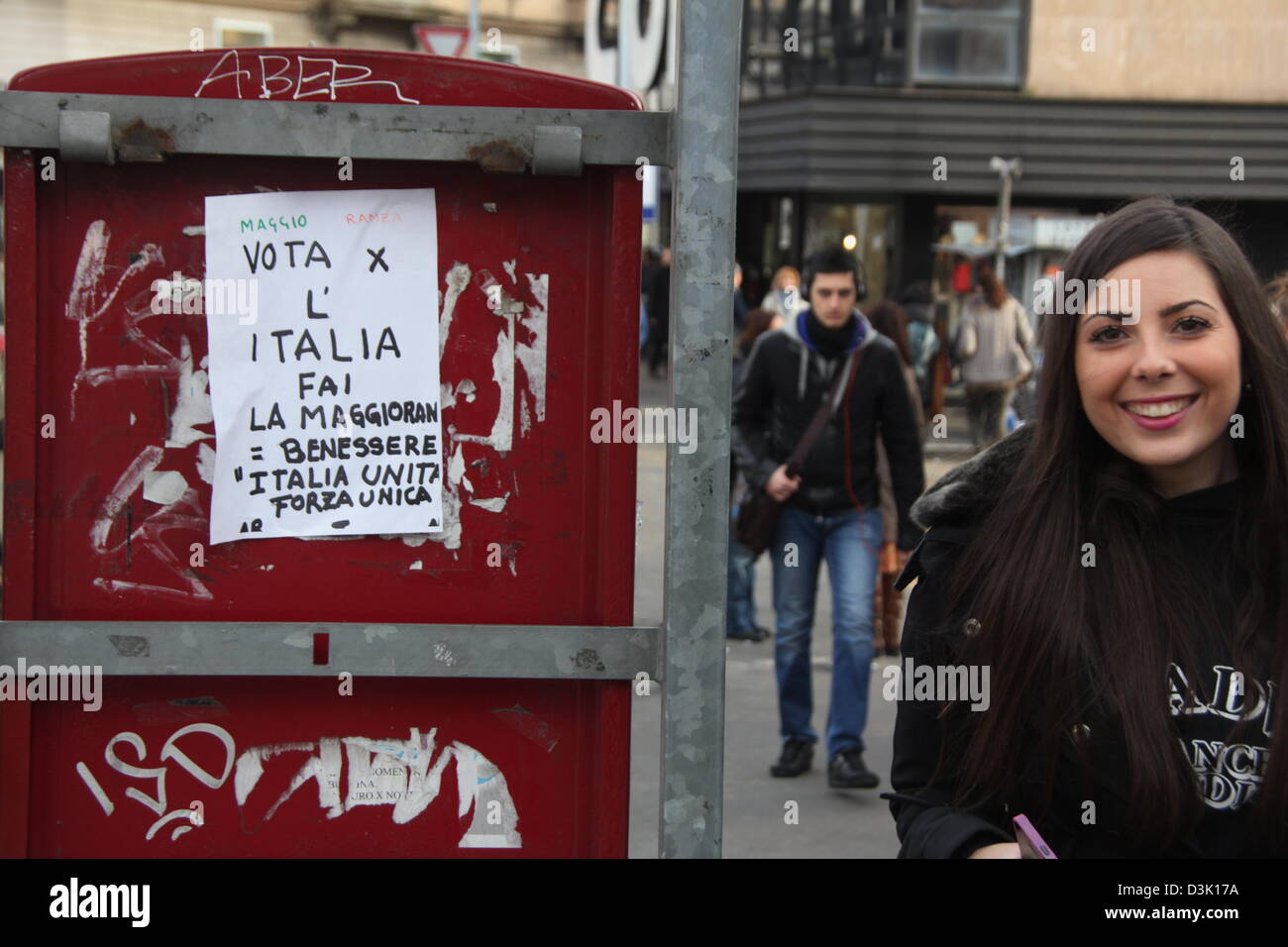 Electoral poster italy hi-res stock photography and images - Alamy