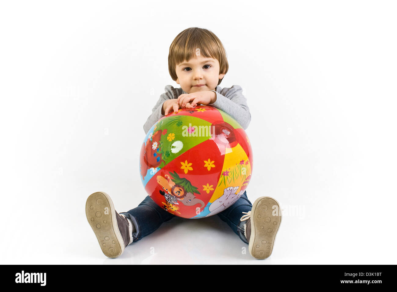 Child with the ball Stock Photo - Alamy