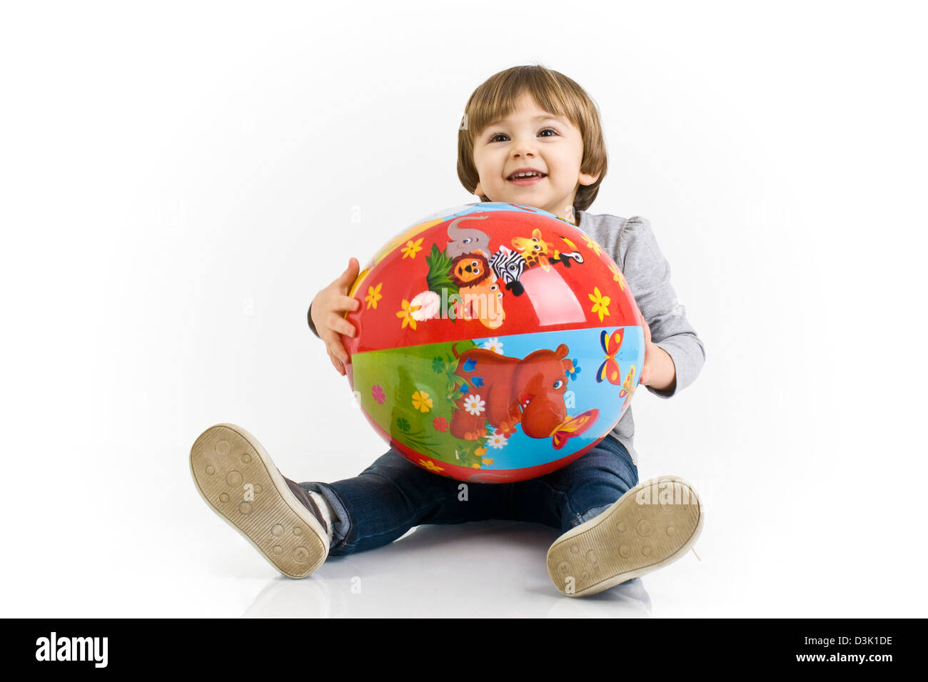 Child with the ball Stock Photo - Alamy