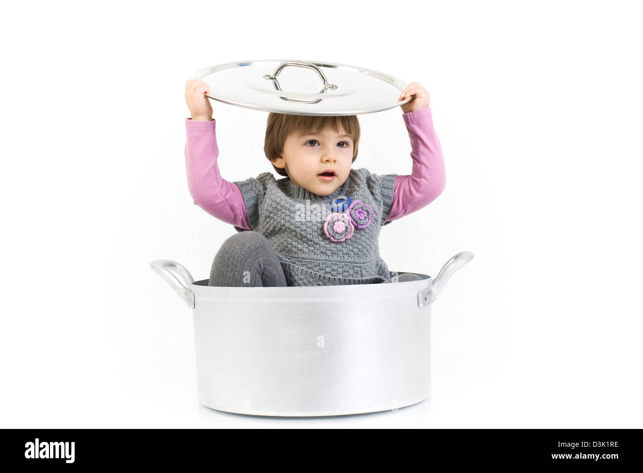 Child in the pot Stock Photo - Alamy