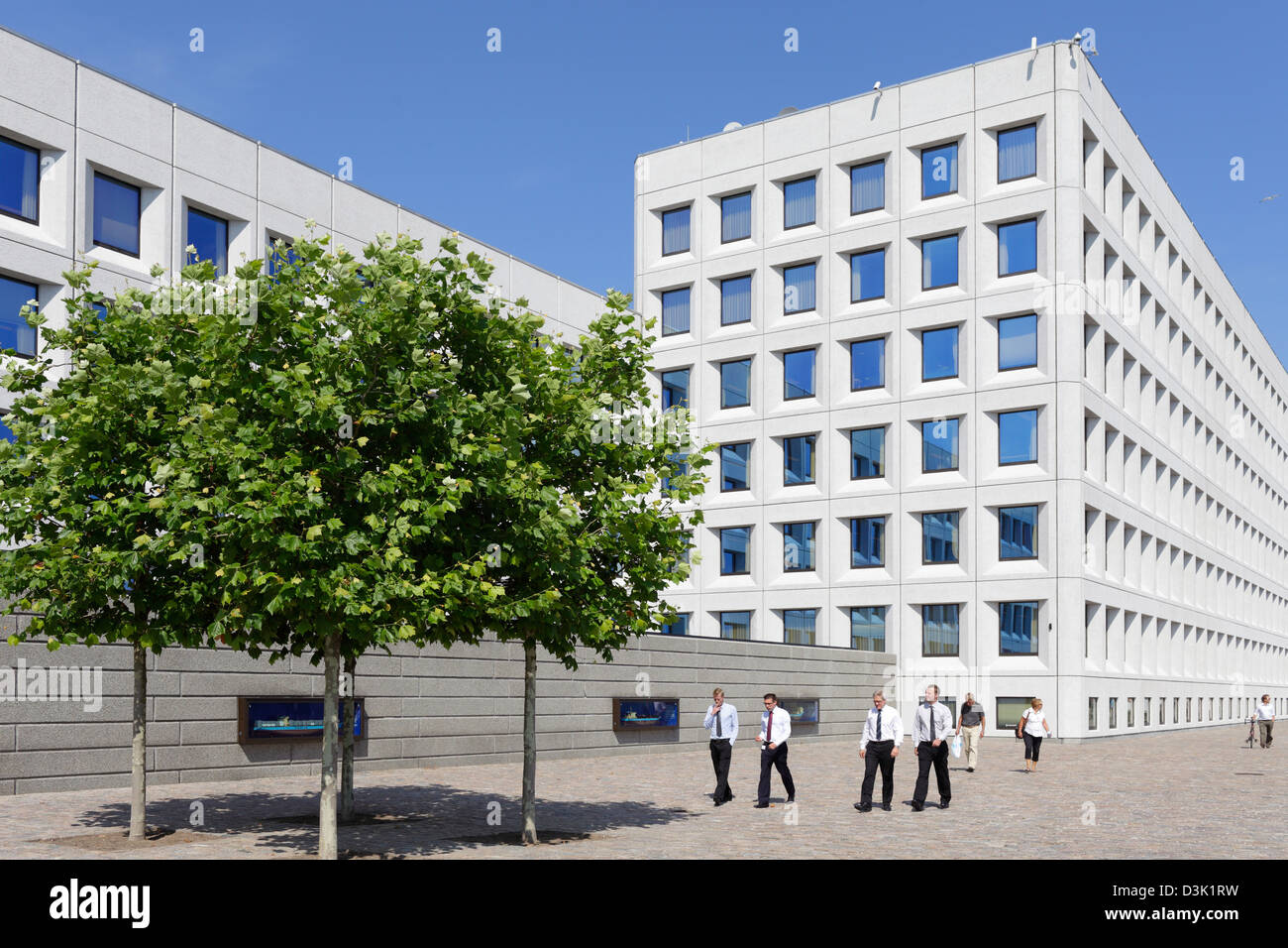 Copenhagen, Denmark, the administration building of Maersk Line Stock ...