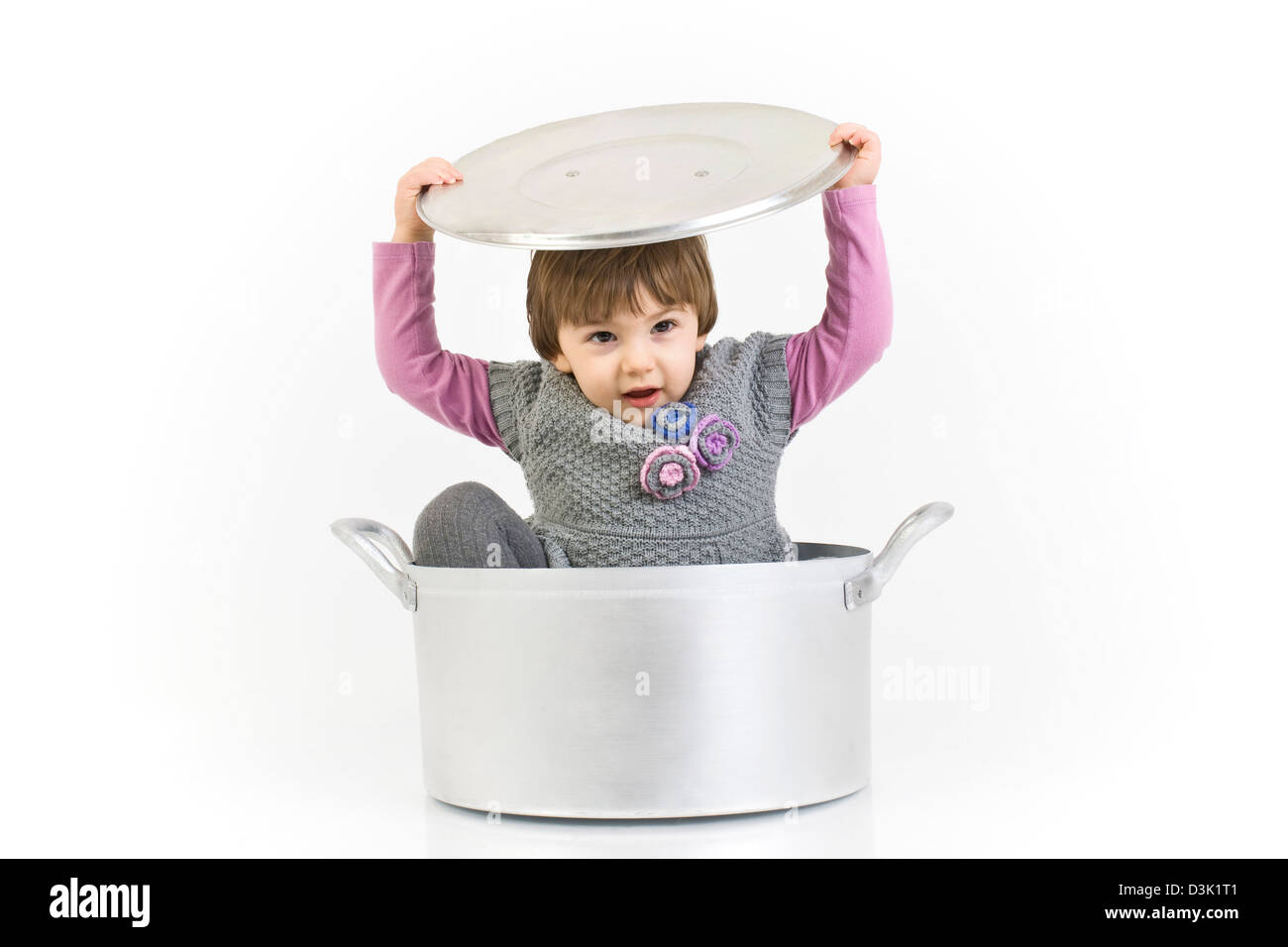 Child in the pot Stock Photo - Alamy