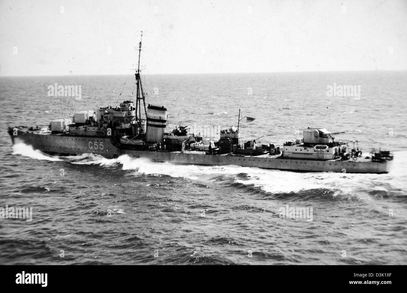 Royal navy warship ww11 hi-res stock photography and images - Alamy