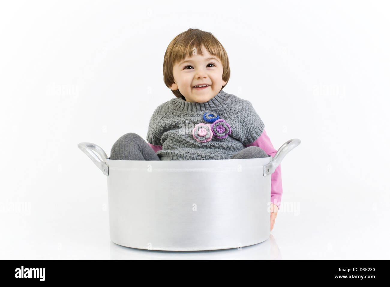 Child in the pot Stock Photo - Alamy
