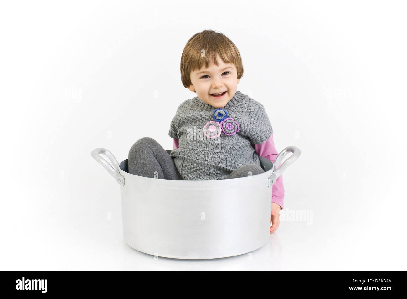 Child in the pot Stock Photo - Alamy