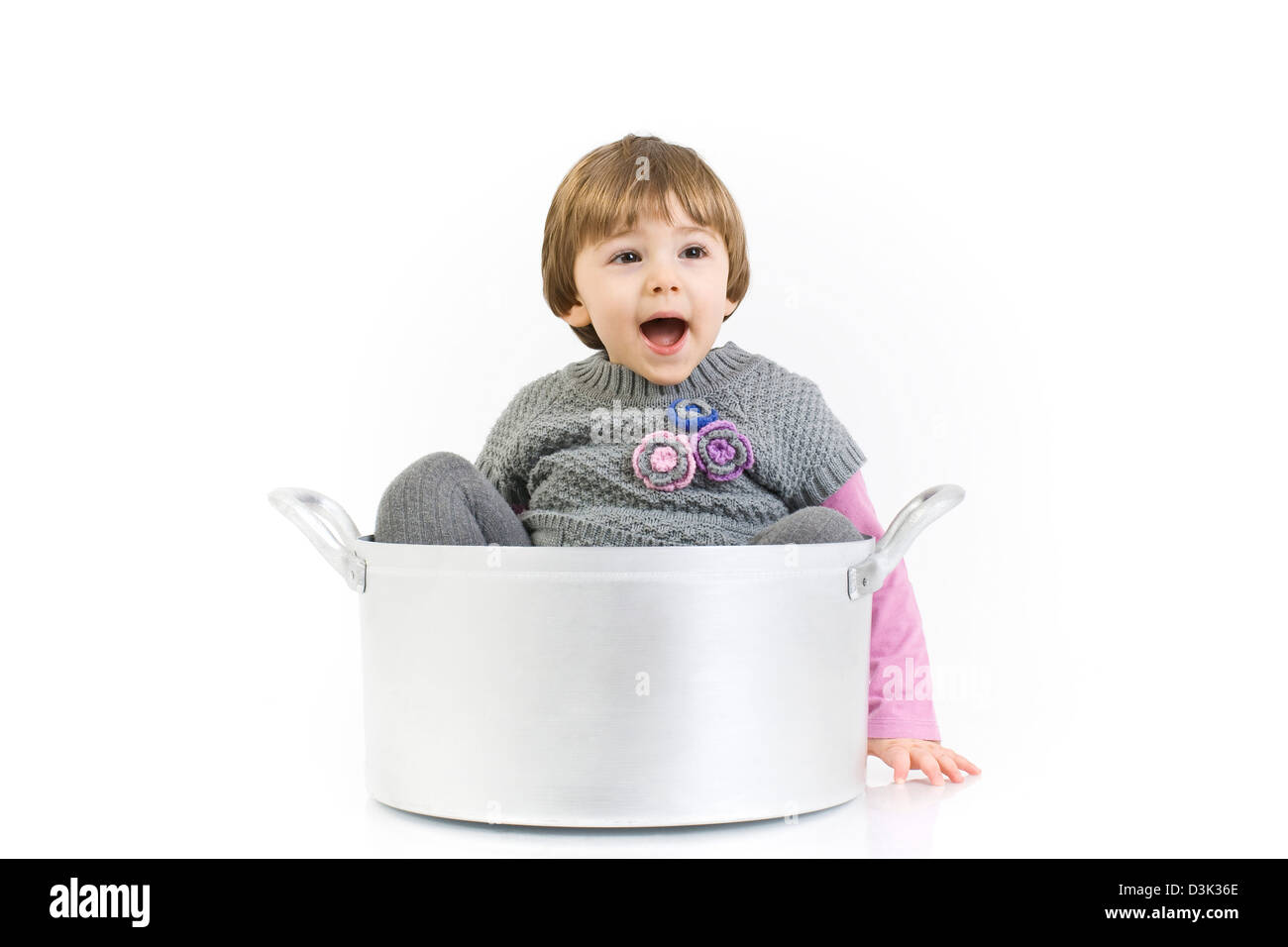 Child in the pot Stock Photo - Alamy