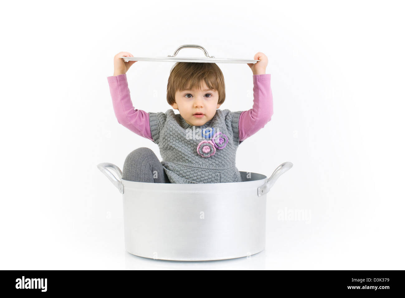 Child in the pot Stock Photo - Alamy
