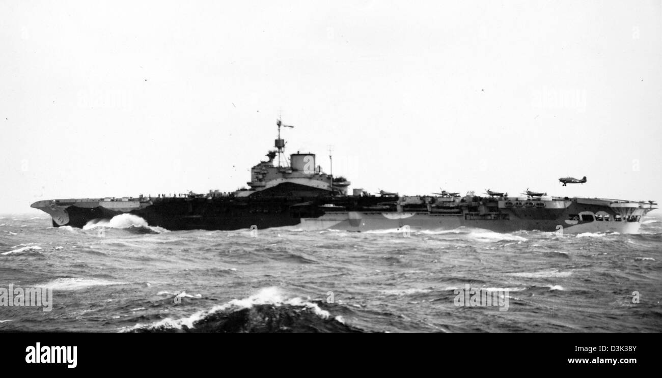 Royal Navy warship WW11 Stock Photo - Alamy