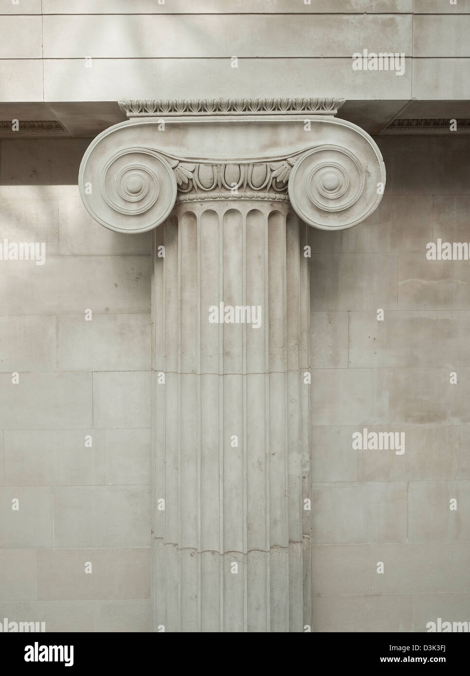ionic column design Stock Photo - Alamy