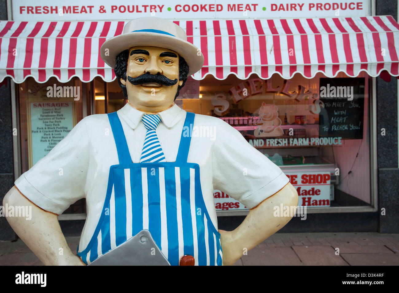 Butcher working outside hi-res stock photography and images - Alamy