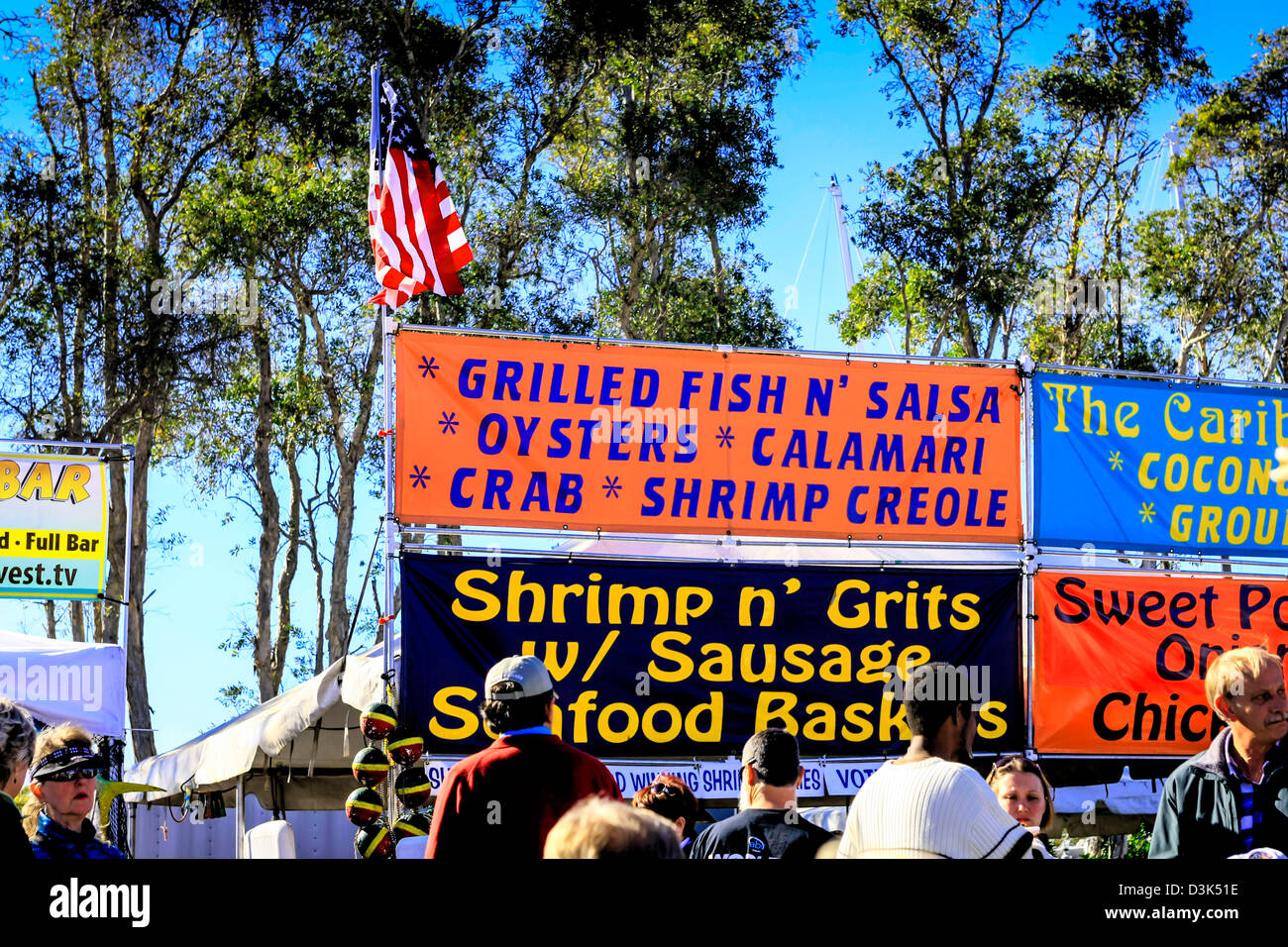Florida seafood festival hi-res stock photography and images - Alamy