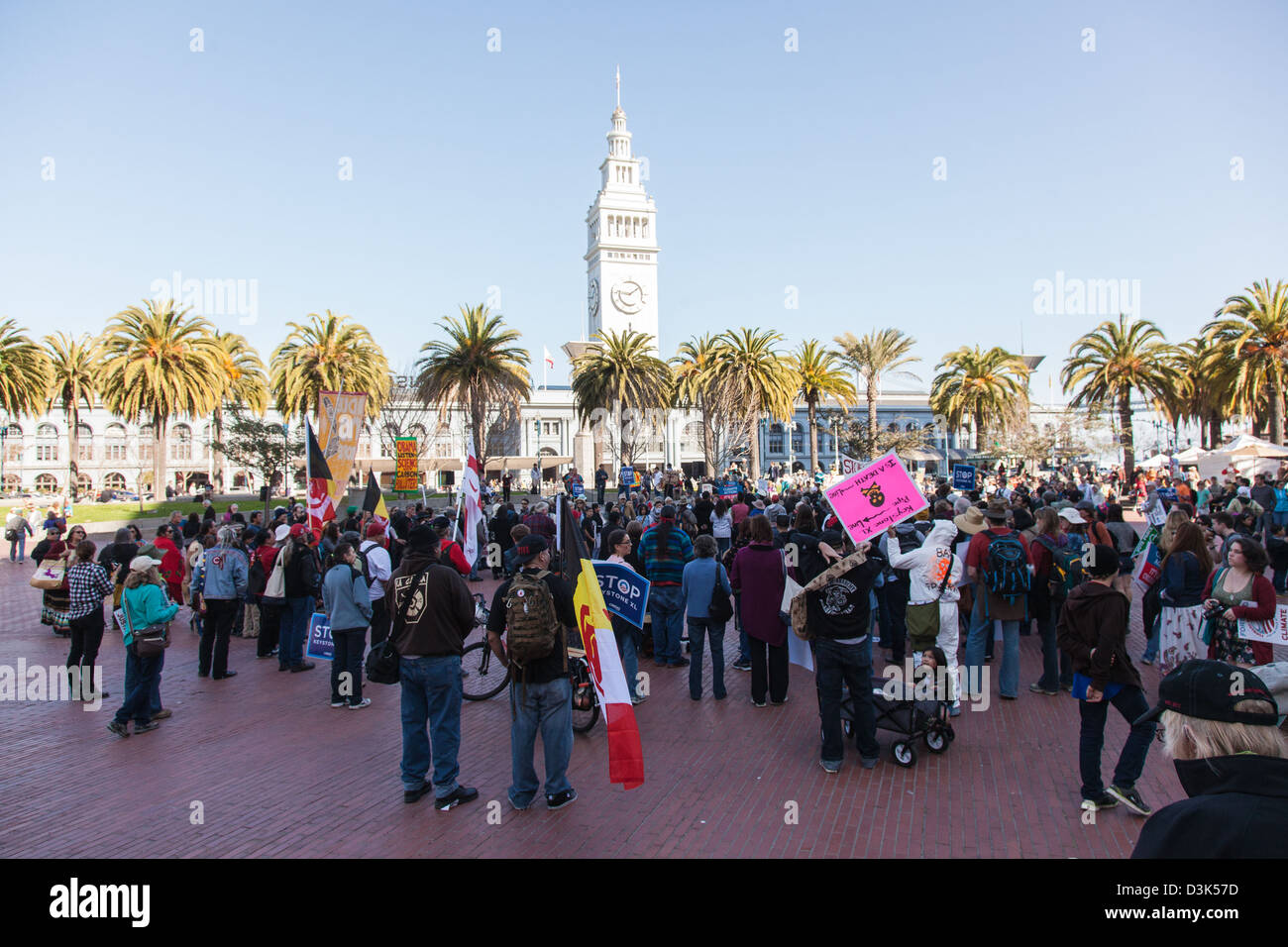 Massive ‘Forward on Climate’ rally at One Market Plaza on February 17 ...