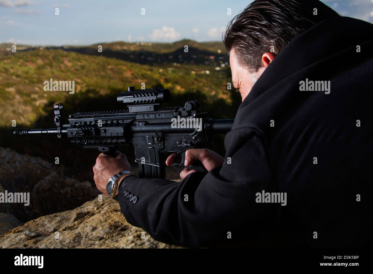 Sniper stance hi-res stock photography and images - Alamy