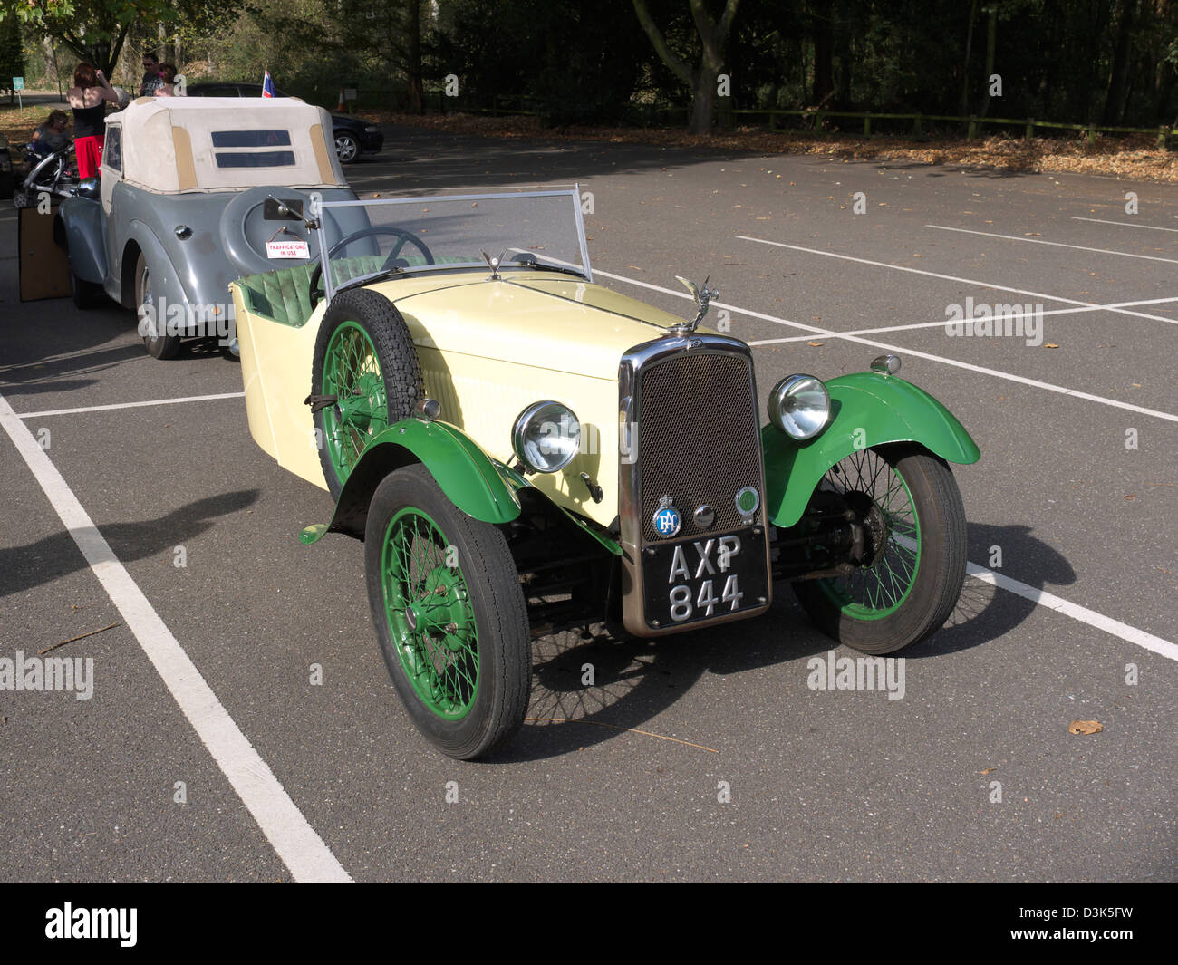 Vintage BSP car at Holme 1940's weekend Stock Photo - Alamy