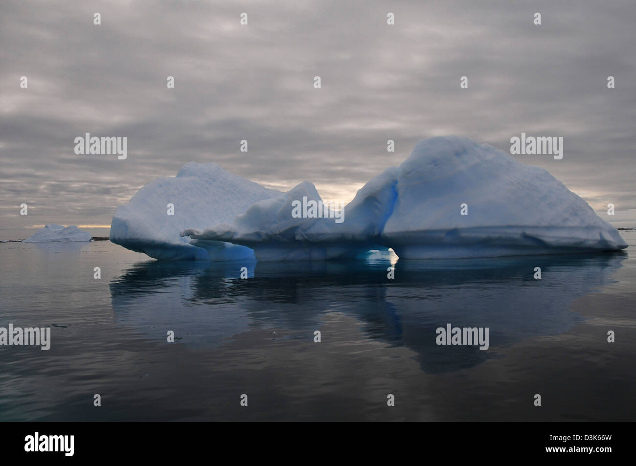 Iceberg reflection, Antarctica Stock Photo - Alamy