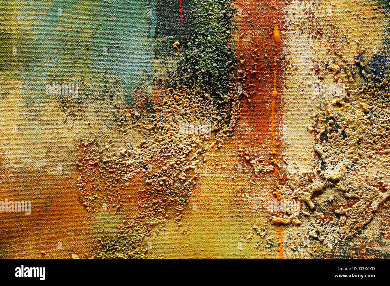 Abstract multi-coloured background drawn by oil paints Stock Photo - Alamy