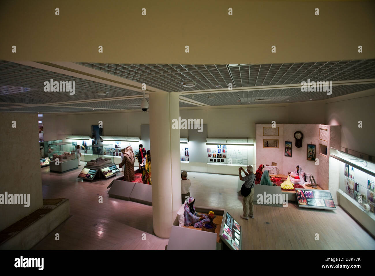 Exhibits on display at the Bahrain National Museum, Manama, Bahrain ...