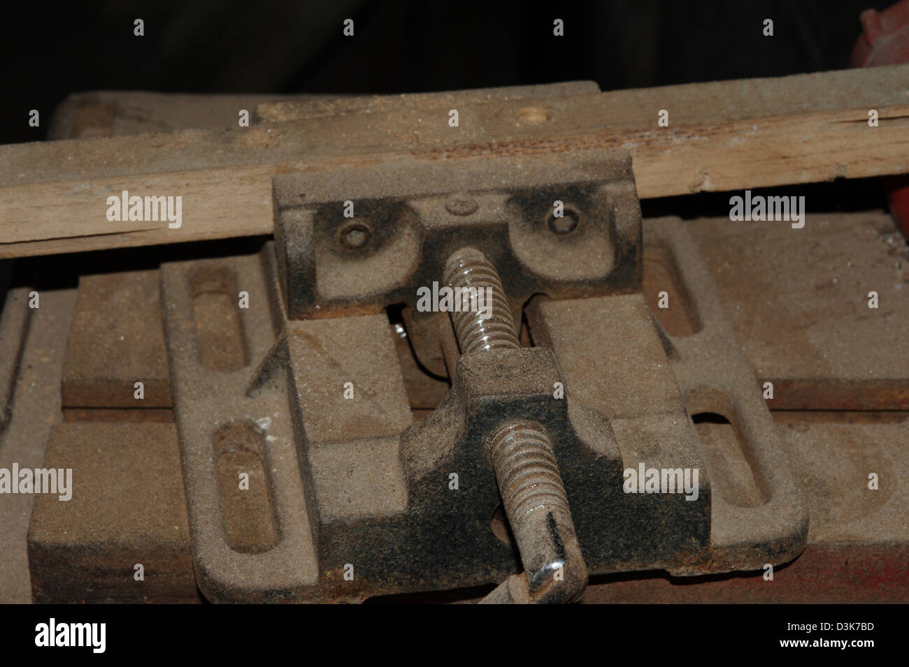 old machine, clamp, bench clamp Stock Photo - Alamy