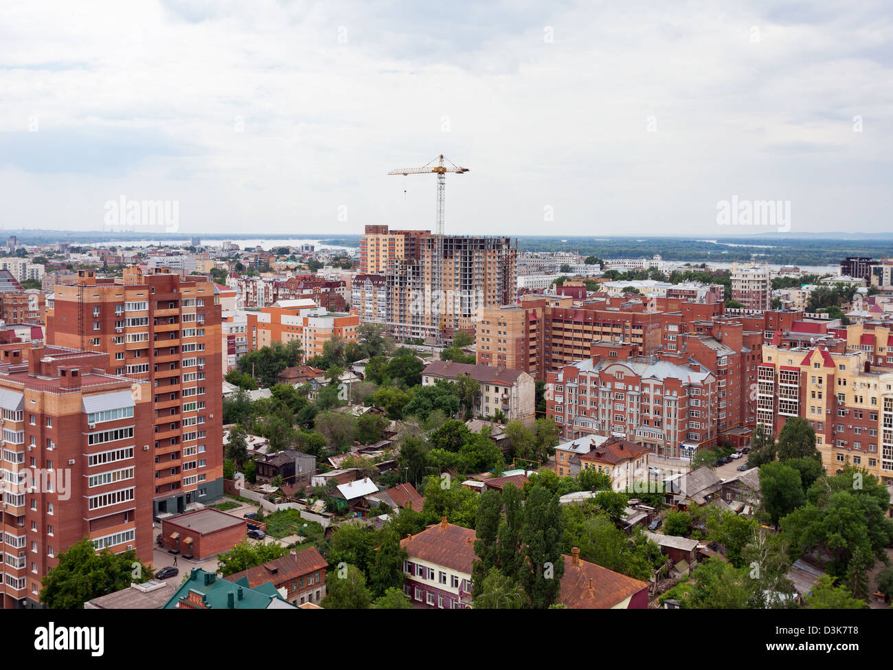 View of the Russian city of Samara in May 2012 Stock Photo - Alamy