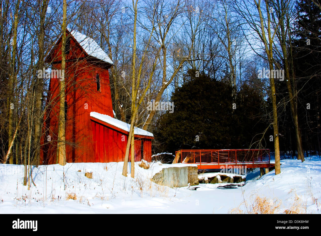Sheave Tower Blair Ontario Canada 1876 Hydro Generating Station Stock ...