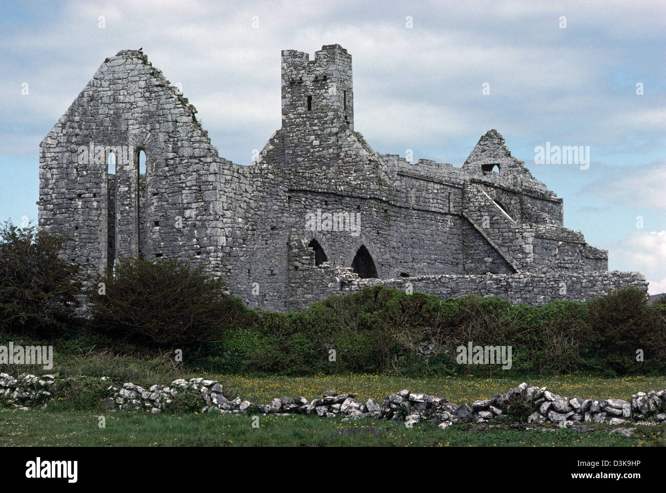 Corcomroe Abbey, 13th Century Cistercian monastery, The Burren, Co ...
