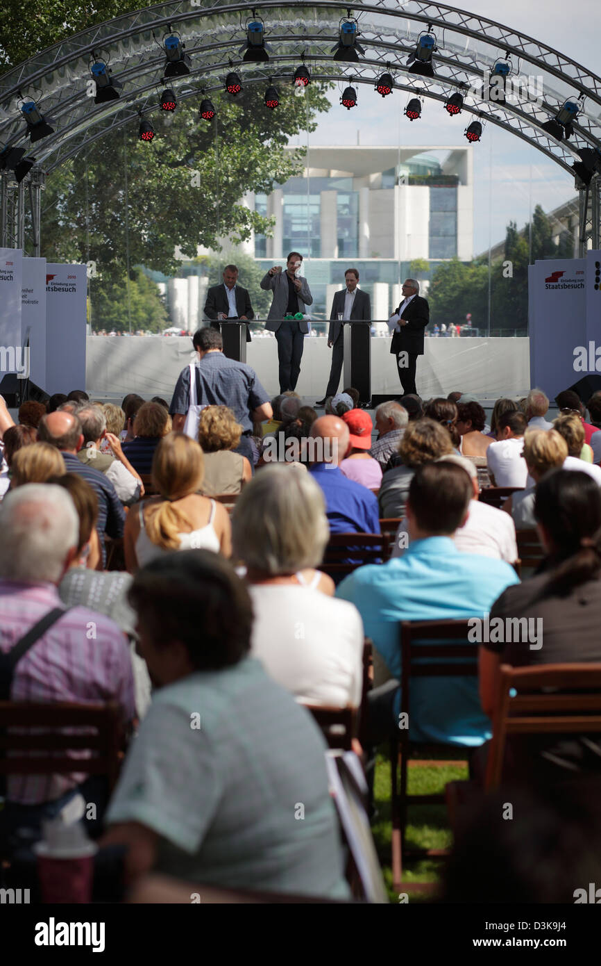 Berlin, Germany, open house at the Federal Chancellery Chancellor ...